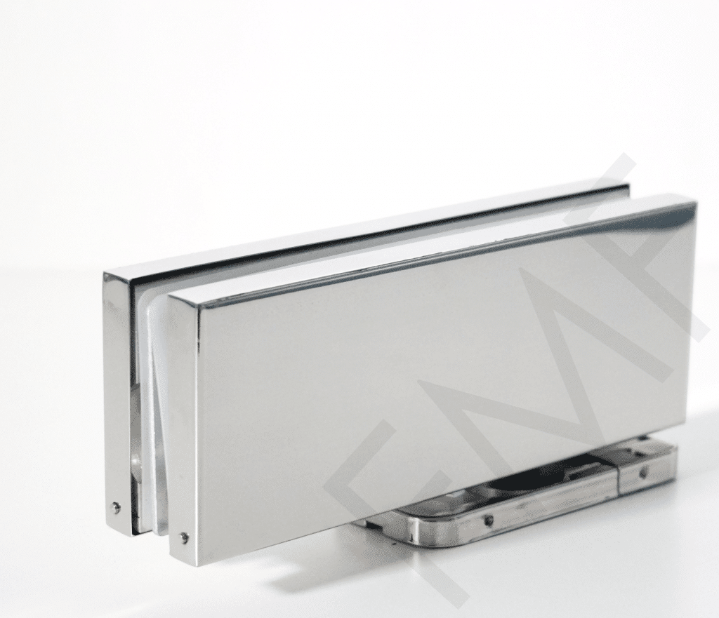 Hydraulic Patch Fitting Hinges | FMF Glass Hardware Inc