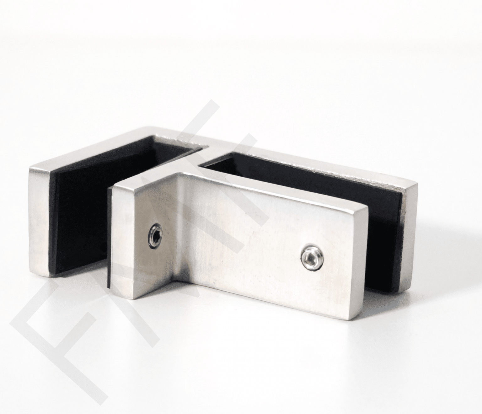 90° Round Glass-to-Glass Railing Bracket | Railing Hardware