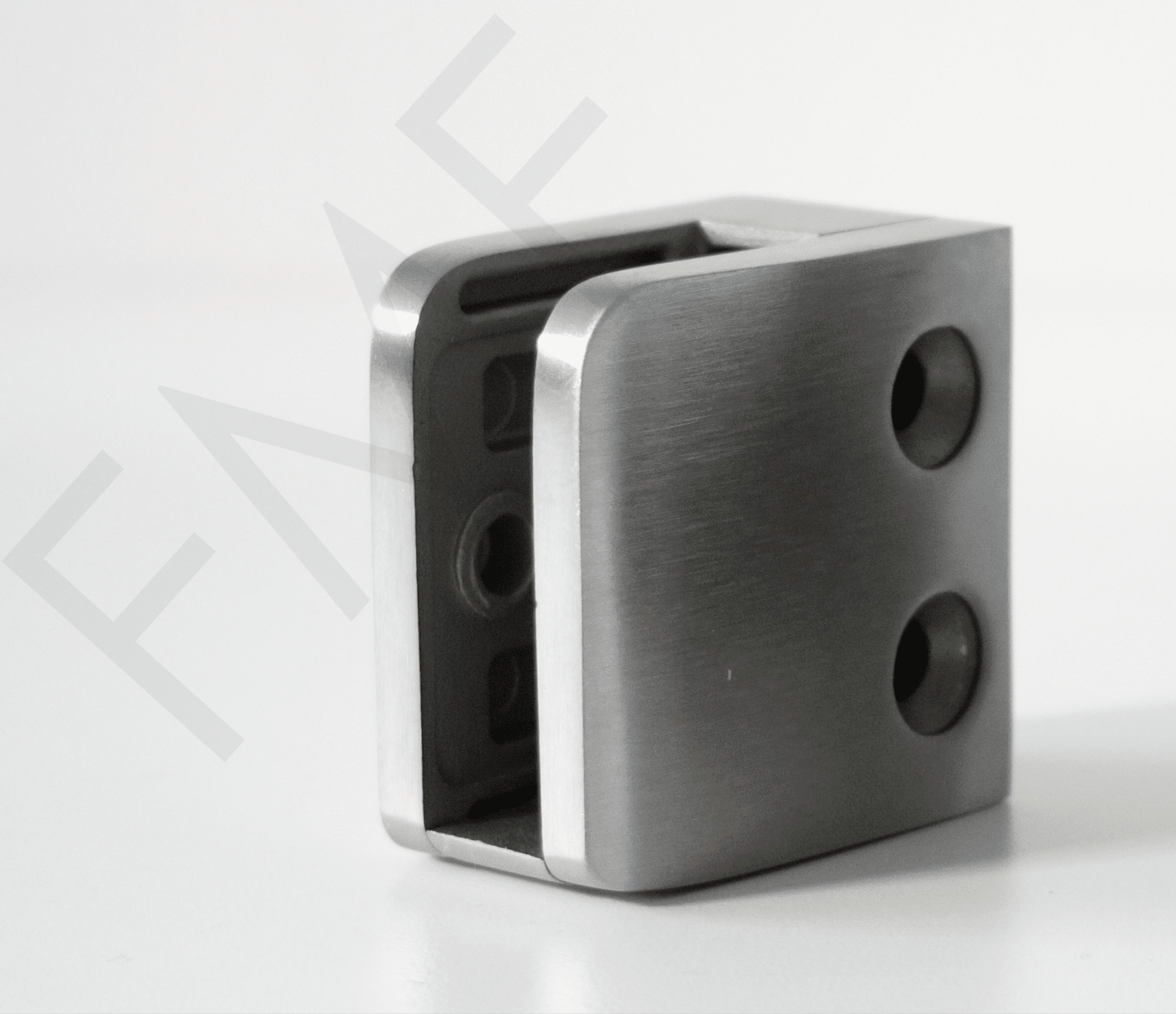 Offset Wall-to-Glass Railing Bracket | Railing Hardware