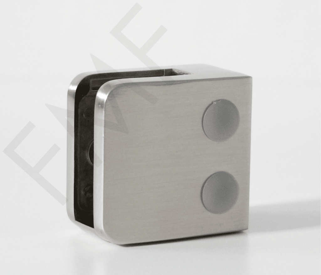 Offset Wall-to-Glass Railing Bracket | Railing Hardware