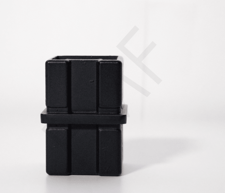 Square Flexible Tube Mount for 40x40mm Square Handrail | Railing Hardware